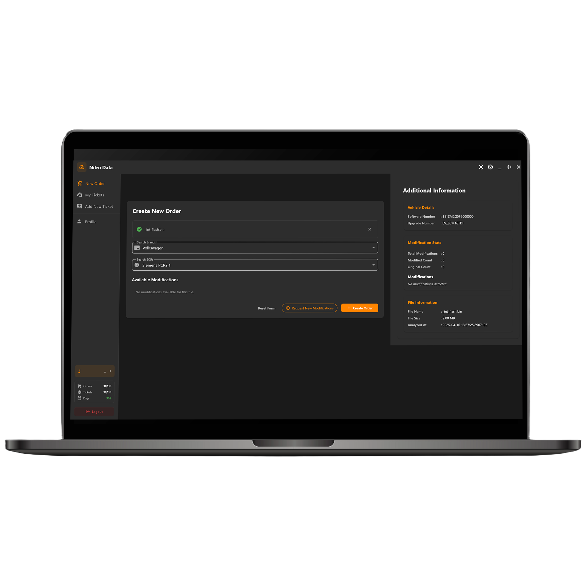 Nitro Data | Next-Generation Chip Tuning Program