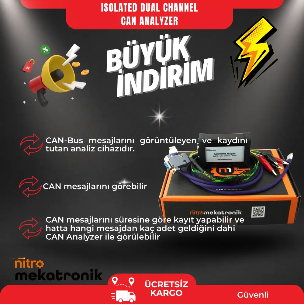 Isolated Dual Channel CAN Analyzer